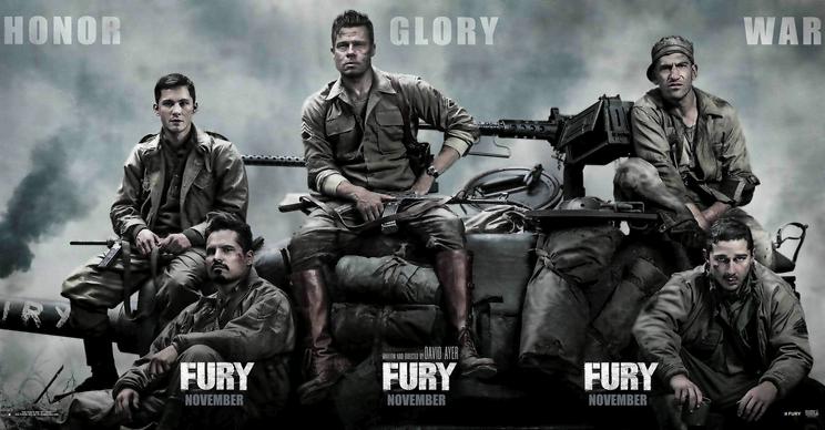 Fury - Brad Pitt e Logan Lerman che espugnano il box office