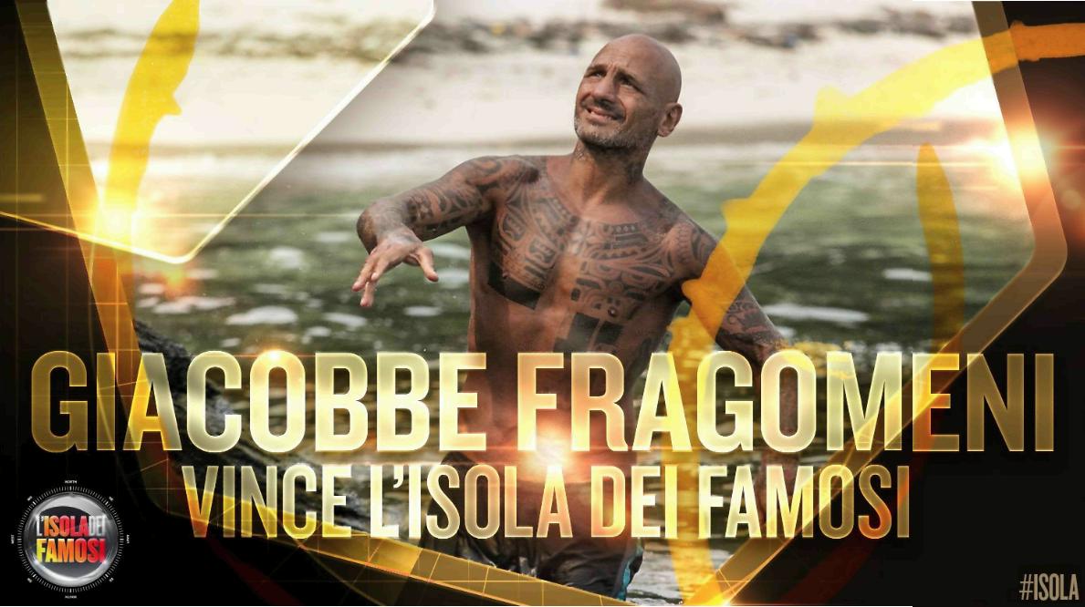Giacobbe Fragomeni è il vincitore dell'Isola dei famosi 2016